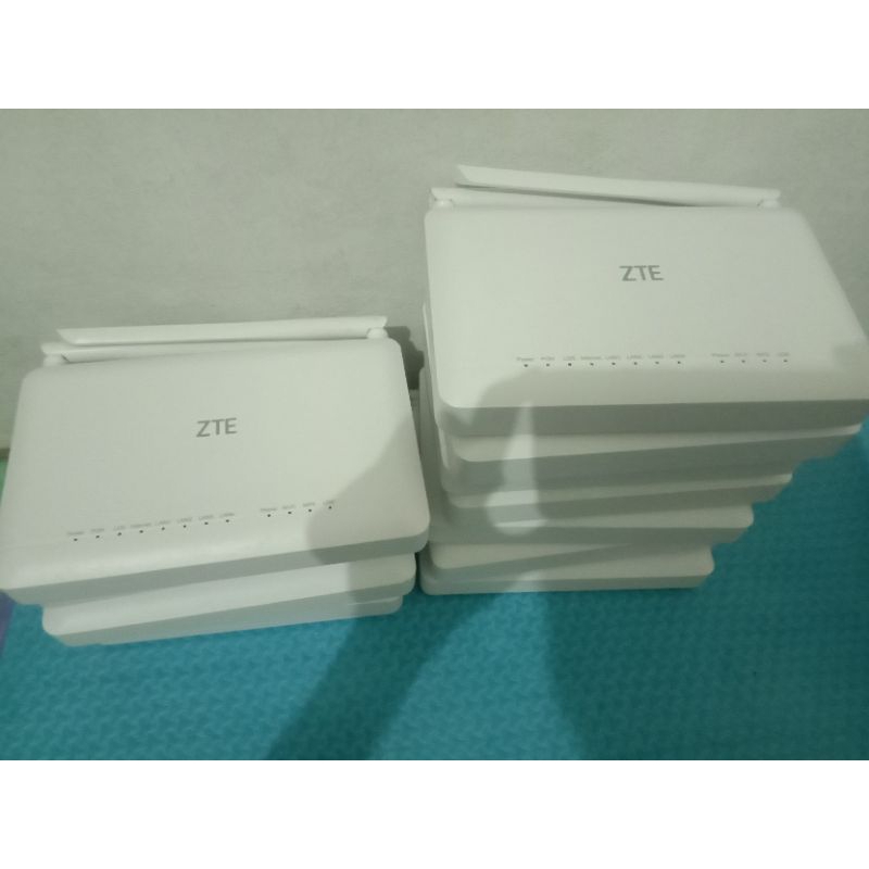 Jual Router ZTE F670L dual band port biru + adaptor | Shopee Indonesia