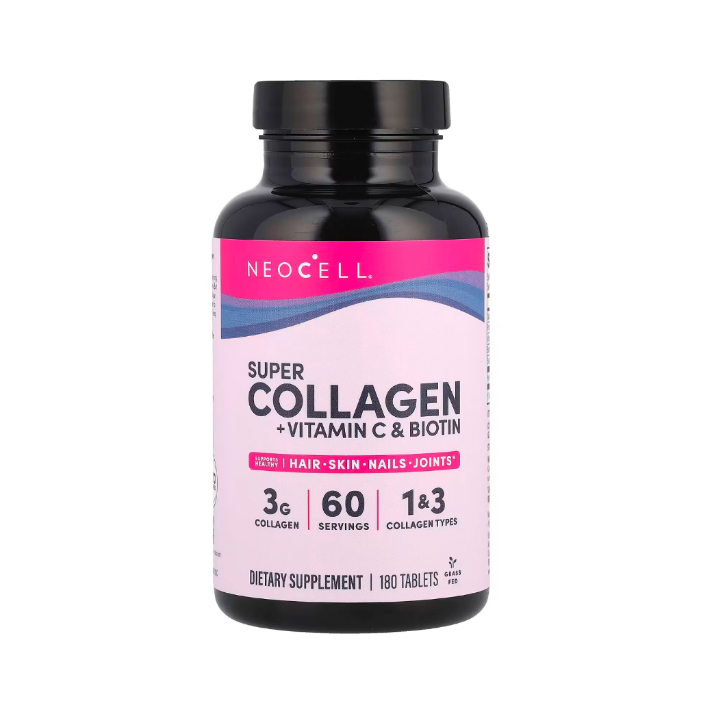 Jual NEOCELL SUPER COLLAGEN + VITAMIN C & BIOTIN, 180 Tablets | Shopee ...