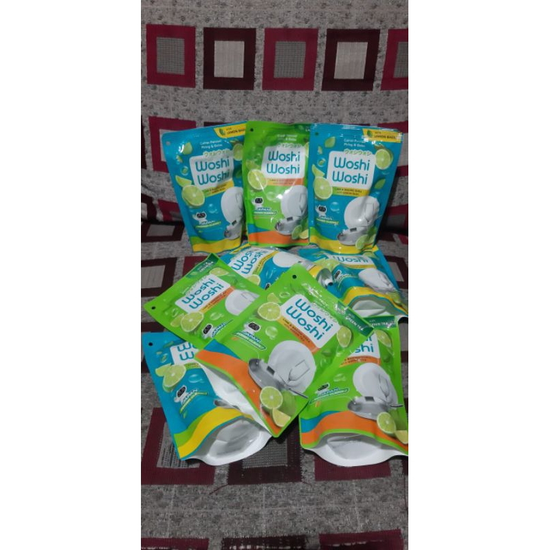 Jual promo sabun cuci piring woshi-woshi 3 pouch (13500) | Shopee Indonesia