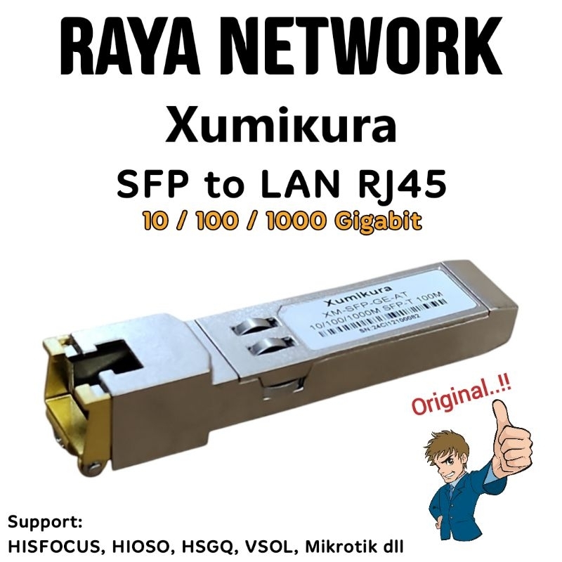Jual XUMIKURA SFP to RJ45 | Shopee Indonesia