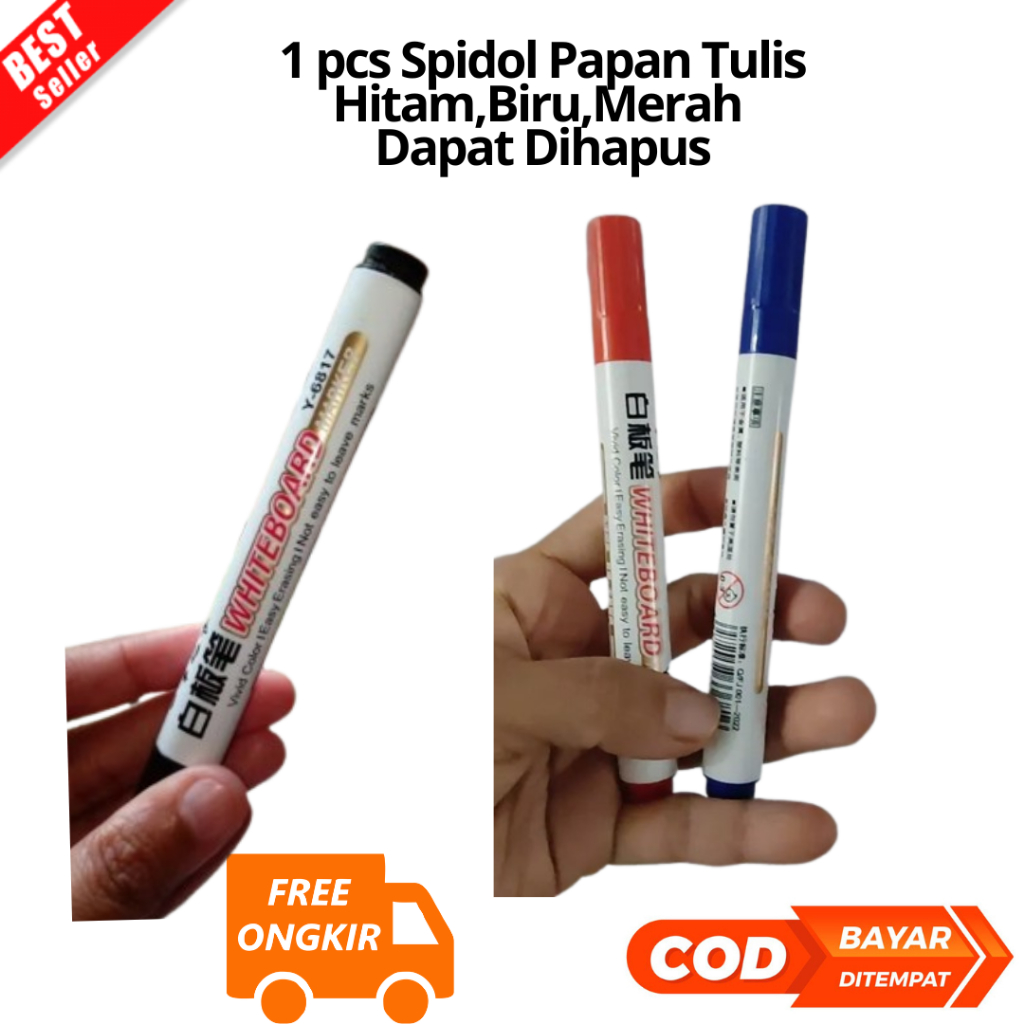 Jual [JIB] BAYAR DI TEMPAT Spidol Papan Tulis Kantor yang Dapat Dihapus ...