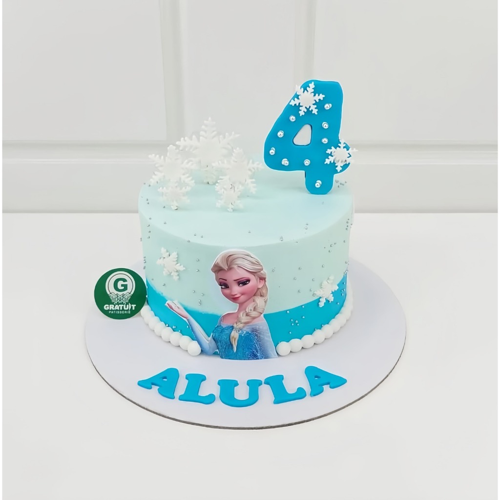 Jual CAKE TEMA FROZEN BUTTERCREAM + PRINT / KUE ULANG TAHUN | Shopee ...