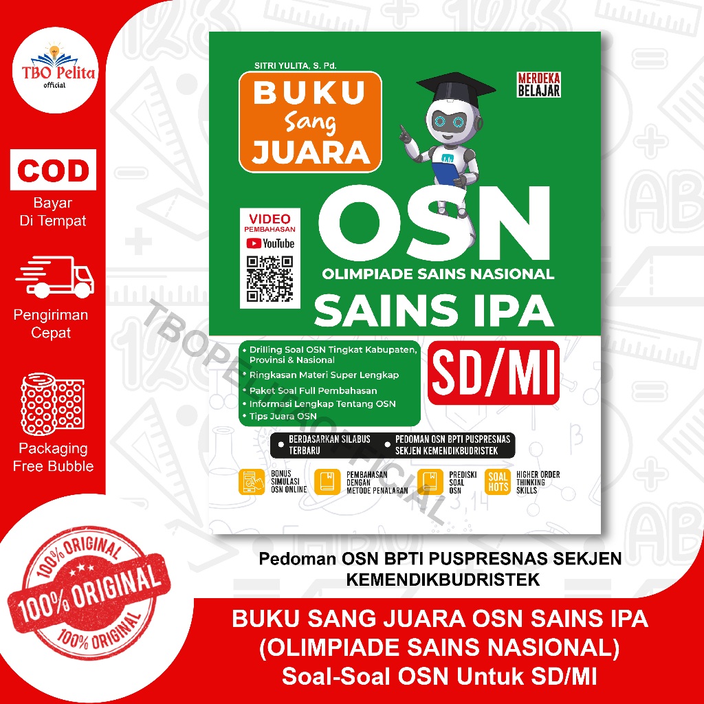 Jual OSN SAINS IPA SD/MI edisi terbaru | Shopee Indonesia