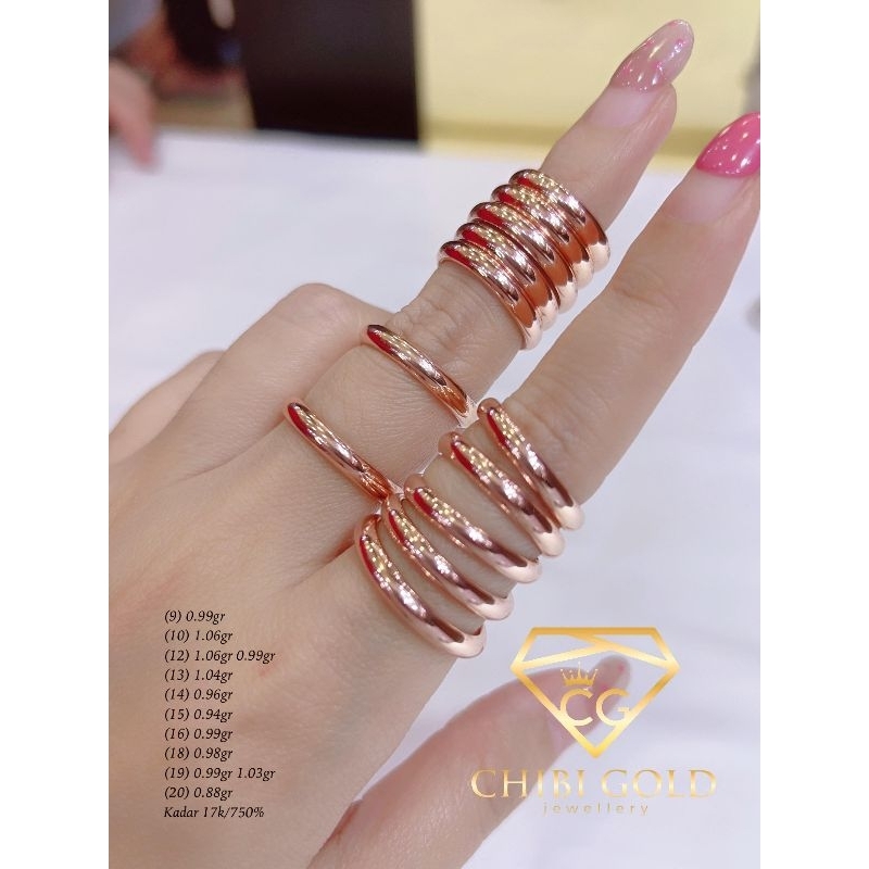 Jual CHIBI GOLD - Cincin emas model pipa emas 750 kadar 17k - chibgold ...
