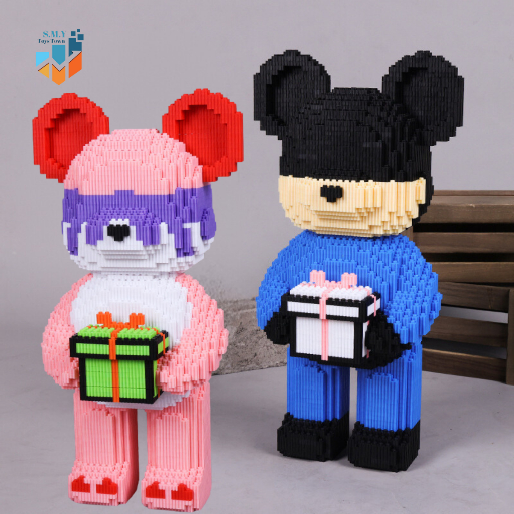 Jual SMY Toystown Violent Bear Gift Series Nano Blocks Mainan Edukasi ...