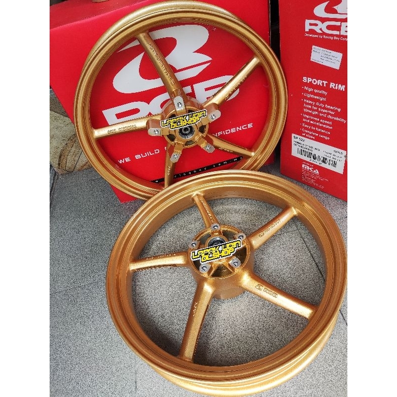 Jual VELG RCB SP522 PALANG 5 215-300 GOLD YAMAHA MX-KING | Shopee Indonesia
