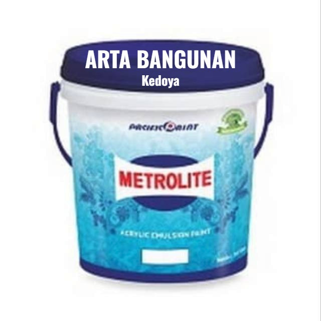 Jual Cat Tembok Metrolite Putih - 3 Liter ( Gallon ) | Shopee Indonesia