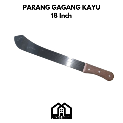 Jual 1 DZ (12Pcs) PARANG GAGANG KAYU /PEMOTONG 18 INCH | Shopee Indonesia