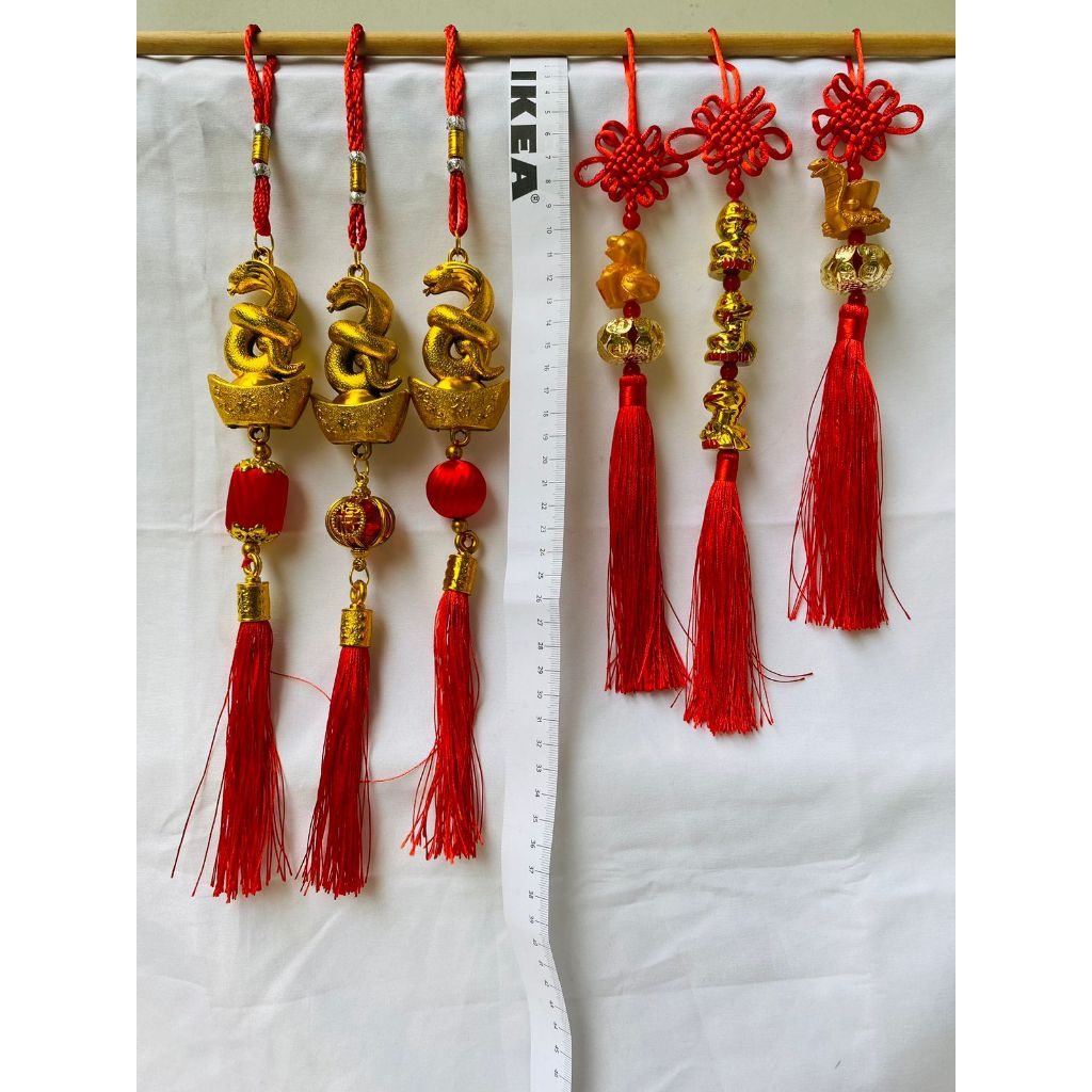 Jual Gantungan Imlek Shio Ular Hiasan Sincia Dekorasi Pintu Dinding ...