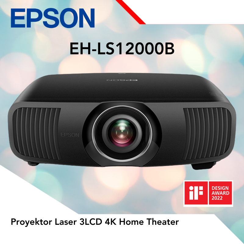 Jual Laser Projector Epson EH-LS12000B Proyektor Laser 3LCD 4K Home Theater | Shopee Indonesia