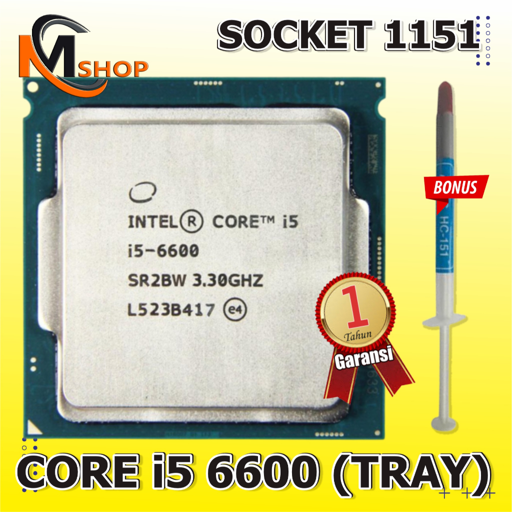 Jual Processor Prosesor Intel Core i5 6600 i5 6500 Socket LGA 1151 Skylake | Shopee Indonesia