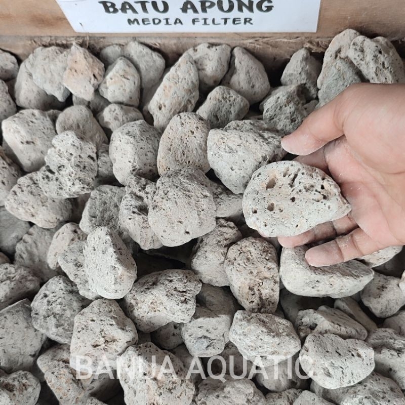 Jual Batu Apung Pumice Media Filter 500gr | Shopee Indonesia