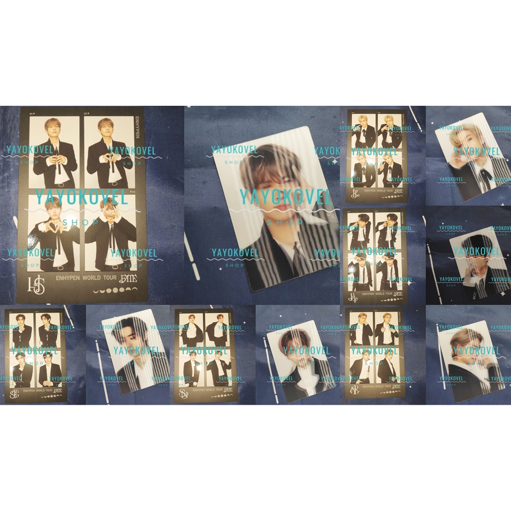 Jual [READY]^ ENHYPEN - FATE TOUR - 4CUTS PHOTO + LENTICULAR MEMBER SET ...