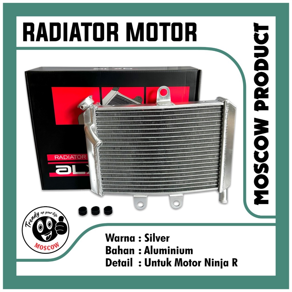 Jual RADIATOR NINJA R / SS ALUMINIUM 100% ORIGINAL ALXD THAILAND TIPE ...