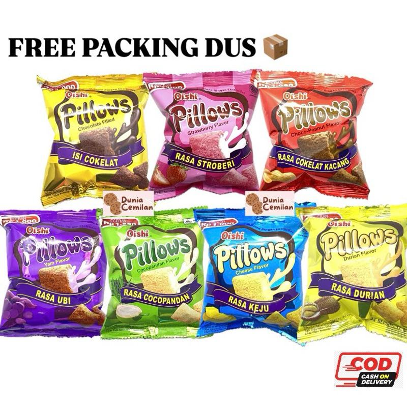 Jual [TERMURAH!!] Oishi PILLOWS KECIL 12gr - Makanan Ringan Ekstrudat ...