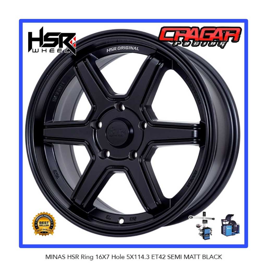 Jual Velg Original Hsr Minas R16 Hole 5 Cocok Buat Biante Serena Innova ...