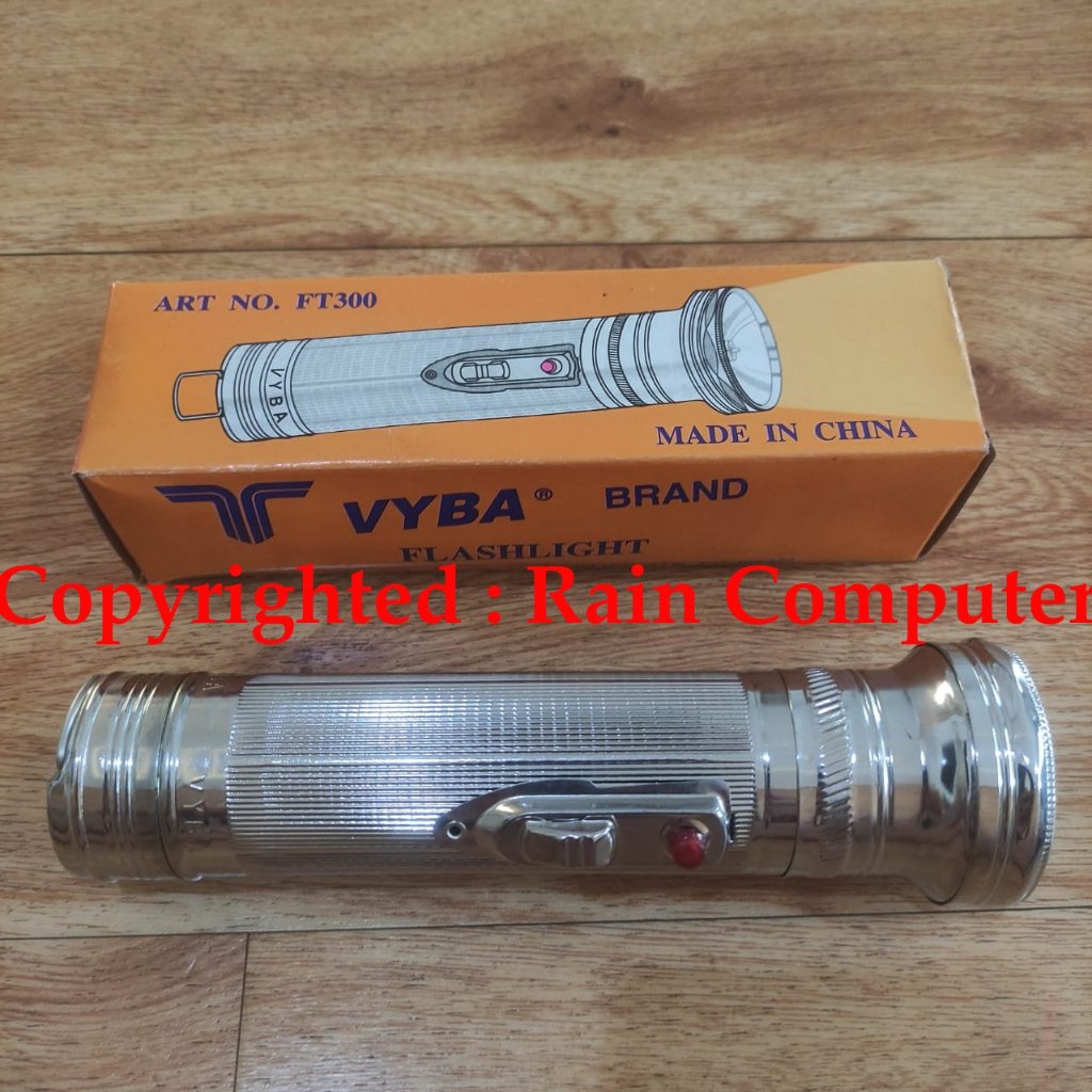 Jual Senter Klasik Jadul VYBA Besi Lampu Kuning FT300 | Shopee Indonesia