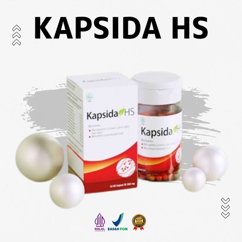 Jual Kapsida HS Botol Kembang Bulan Suplemen Obat untuk Meredakan ...