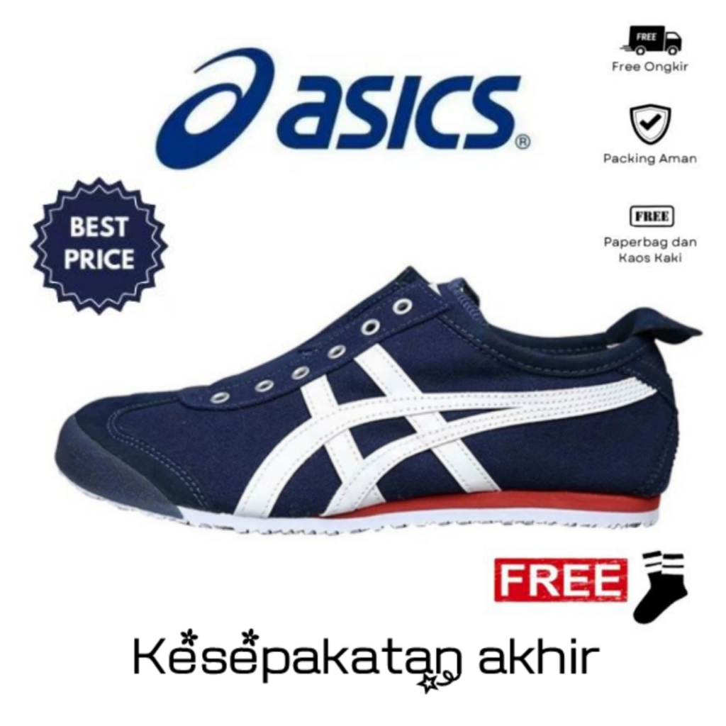 Jual asics Sepatu Pria Onitsuka Tiger MEXICO 66 Sepatu Gaya Hidup, Gaya ...