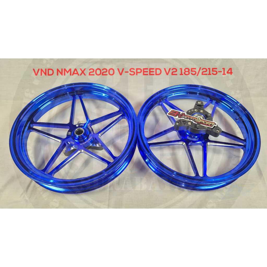 Jual VELG VND NMAX 2020 V-SPEED V2 185.215.14 BIRU | Shopee Indonesia
