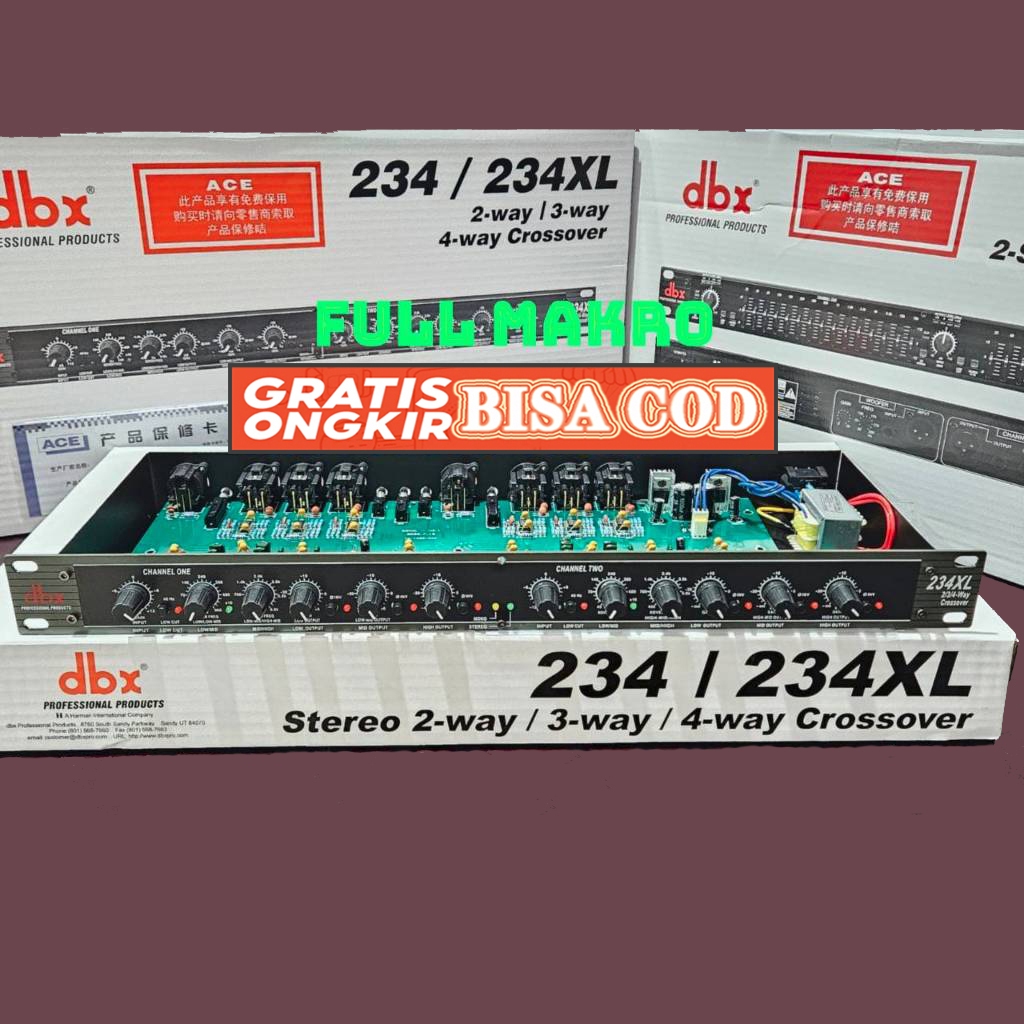 Jual CROSSOVER DBX234XL dbx 234 XL KOMPONEN FULL MAKRO | Shopee Indonesia