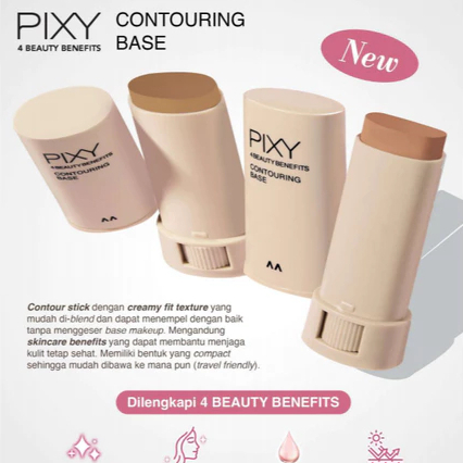 Jual *SINAR* Pixy 4 Beauty Benefits Contouring Base | Shopee Indonesia