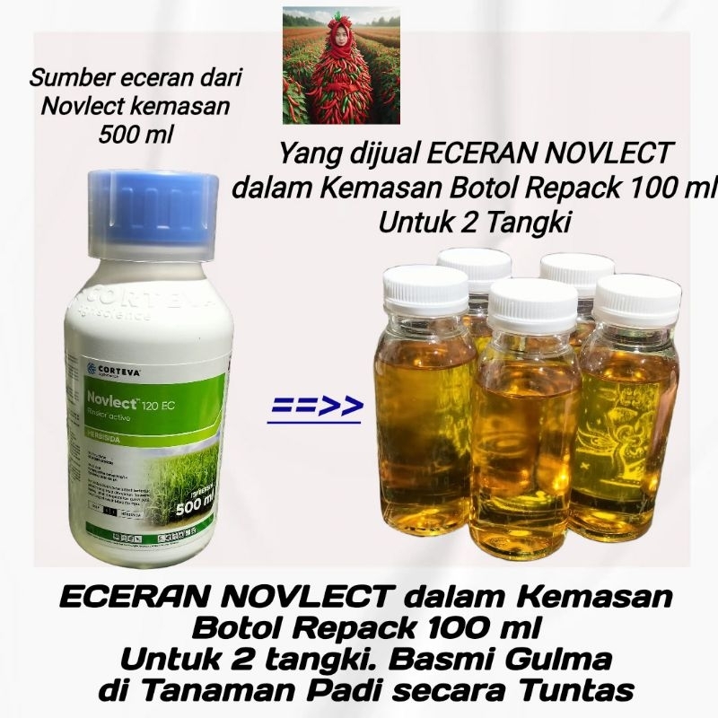 Jual Eceran NOVLECT 120 EC kemasan repack 100 ml untuk 2 tangki basmi ...