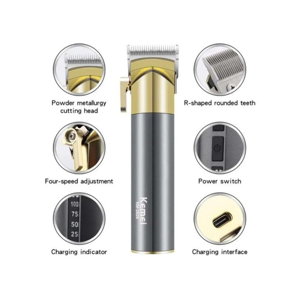 Jual Kemei KM-2626 Alat Cukur Rambut Electrik Professional / Hair Clipper Berkualitas | Shopee ...