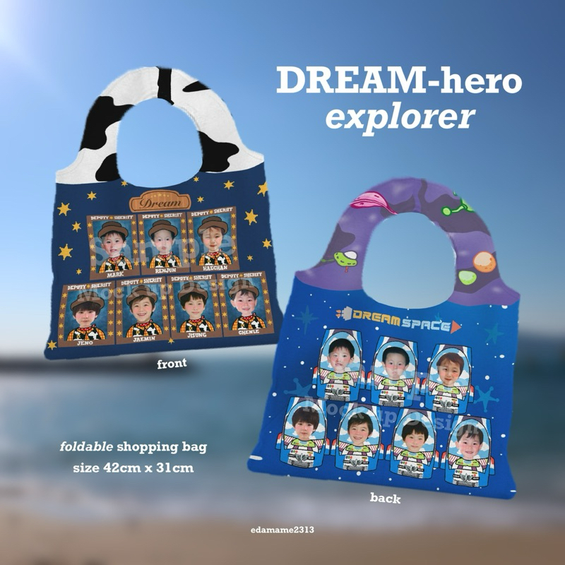 Jual READY STOCK DREAM-Hero Explorer Foldable / Shopping Bag and Pouch ...