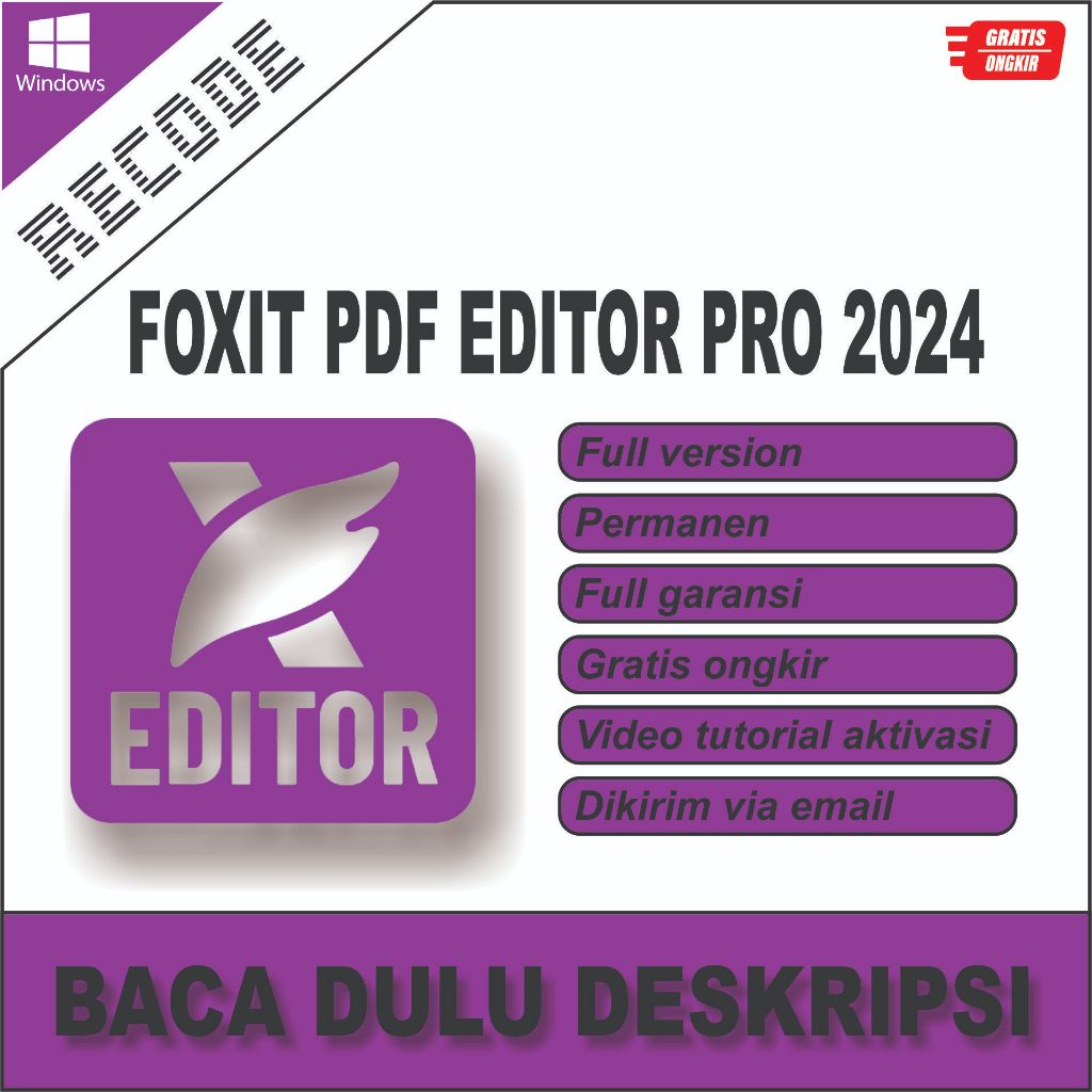 Jual Foxit PDF Editor PRO 2024 | Shopee Indonesia
