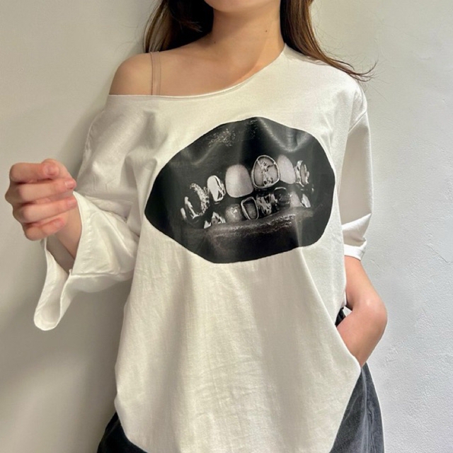 Jual grillz crop top y2k baby tee tshirt retro street vintage ahs style ...