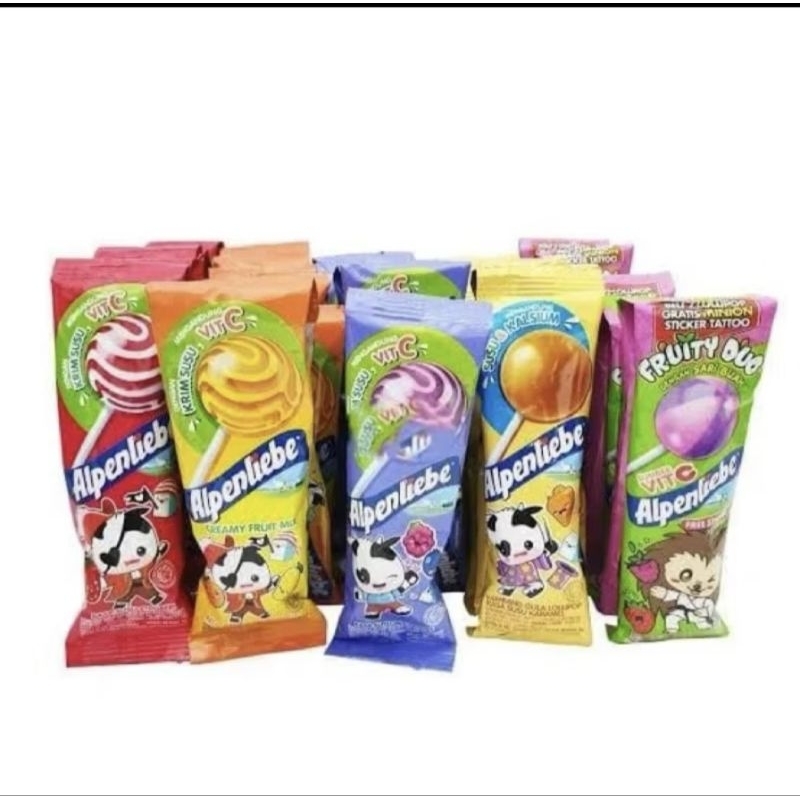 Jual Alpenliebe Lollipop Permen Tangkai isi 24 pcs x 10.5g | Shopee ...