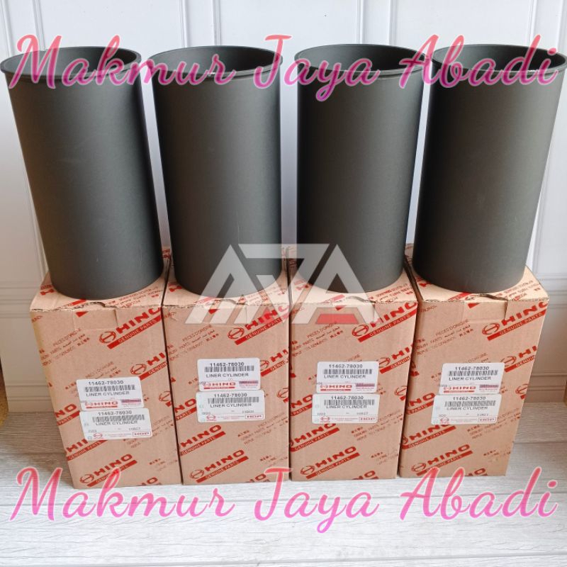 Jual BORING PISTON LINER 1 SET DYNA SAURUS HINO DUTRO 110 125 130 ORI 11462-78030 1 SET 4PC ...