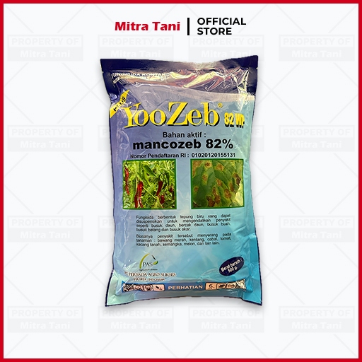 Jual YOOZEB 82 WP Fungisida Mankozeb Biru Original 500 Gram & 1 KG ...