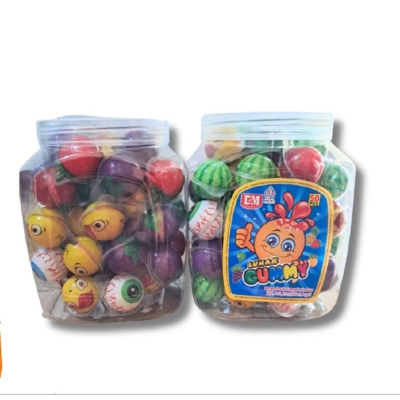 Jual Viral Permen Lunak Bulat Bola Isi 50 Pcs | Candy Jelly Ball ...