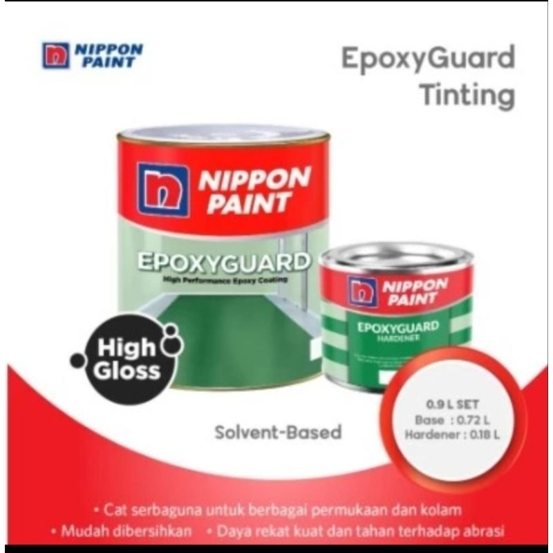Jual Nippon Paint-Cat Kolam-Cat Lantai 2 komponen(tinting)-0.9ltr ...