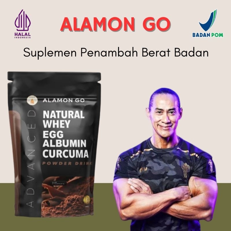 Jual Alamon Go Susu Protein,Penambah Berat Badan Natural Original Bpom ...