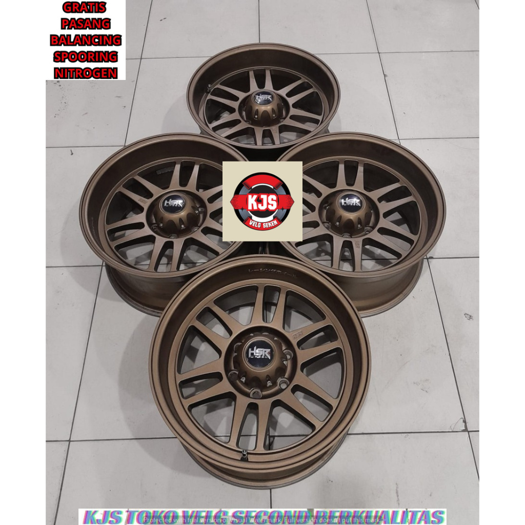 Jual VELG RACING SECOND MODEL HSR BLY-01 RING 18 LEBAR 9 RATA LOBANG BAUT 6X139.7 OFFSET 0 WARNA ...