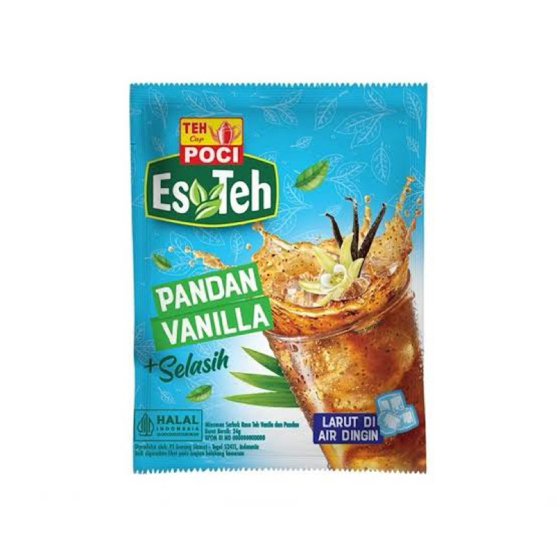 Jual ES TEH POCI VANILLA PANDAN 1 RENCENG ISI 10 PCS | Shopee Indonesia