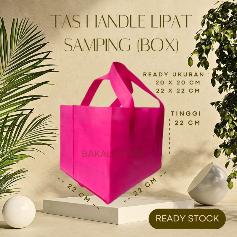 Jual Tas Dus Box uk 22x22 Tas goodiebag Tas hajatan tas kotak nasi tas ...