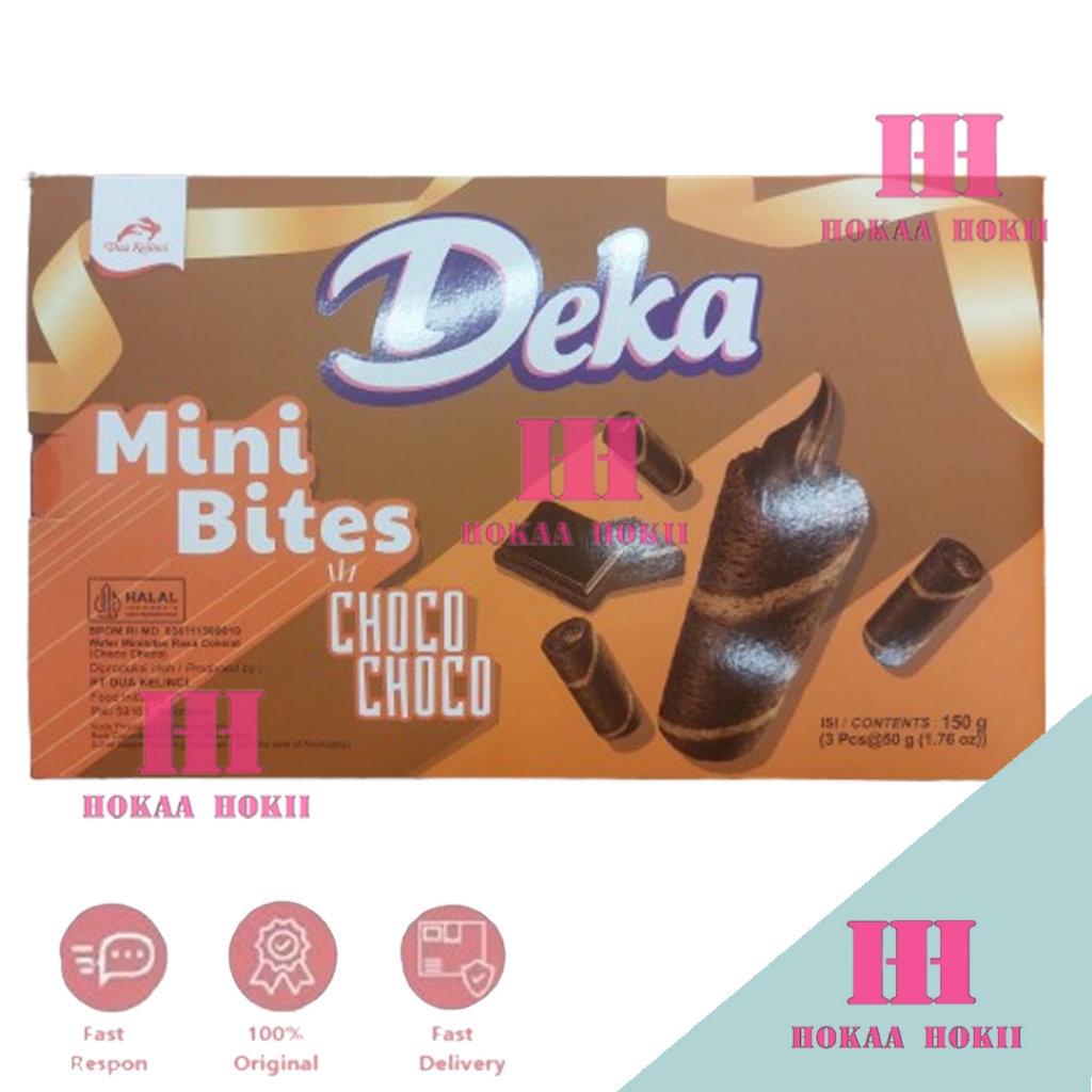 Jual Deka Wafer MIni Bites Choco Choco Box 150gr | Shopee Indonesia