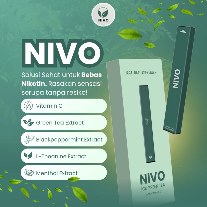 Jual NIVO Vitamin Diffuser - Bantu Kurangi Gejala Putus Nikotin, Bebas Nikotin, Tanpa ...