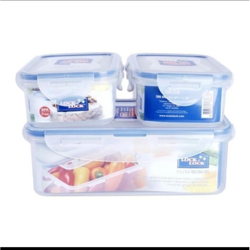 Jual locknlock special gift set 3pcs | Shopee Indonesia
