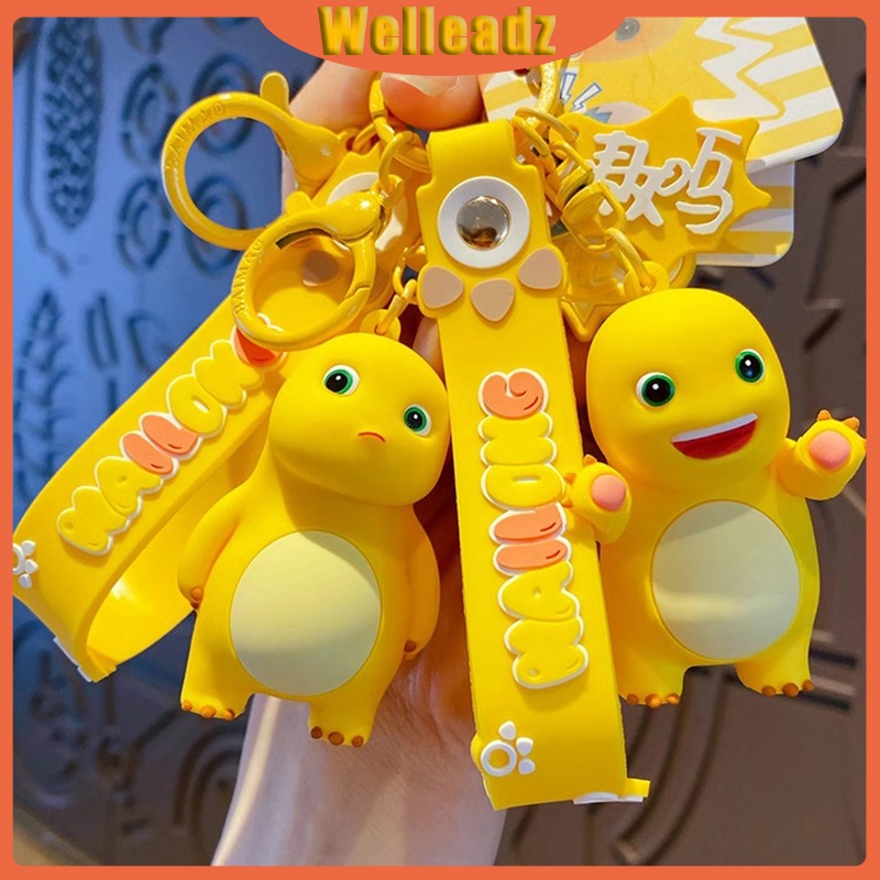 Jual GANTUNGAN KUNCI DINO KUNING GELEMBUNG VIRAL NAILONG GANTUNGAN ...