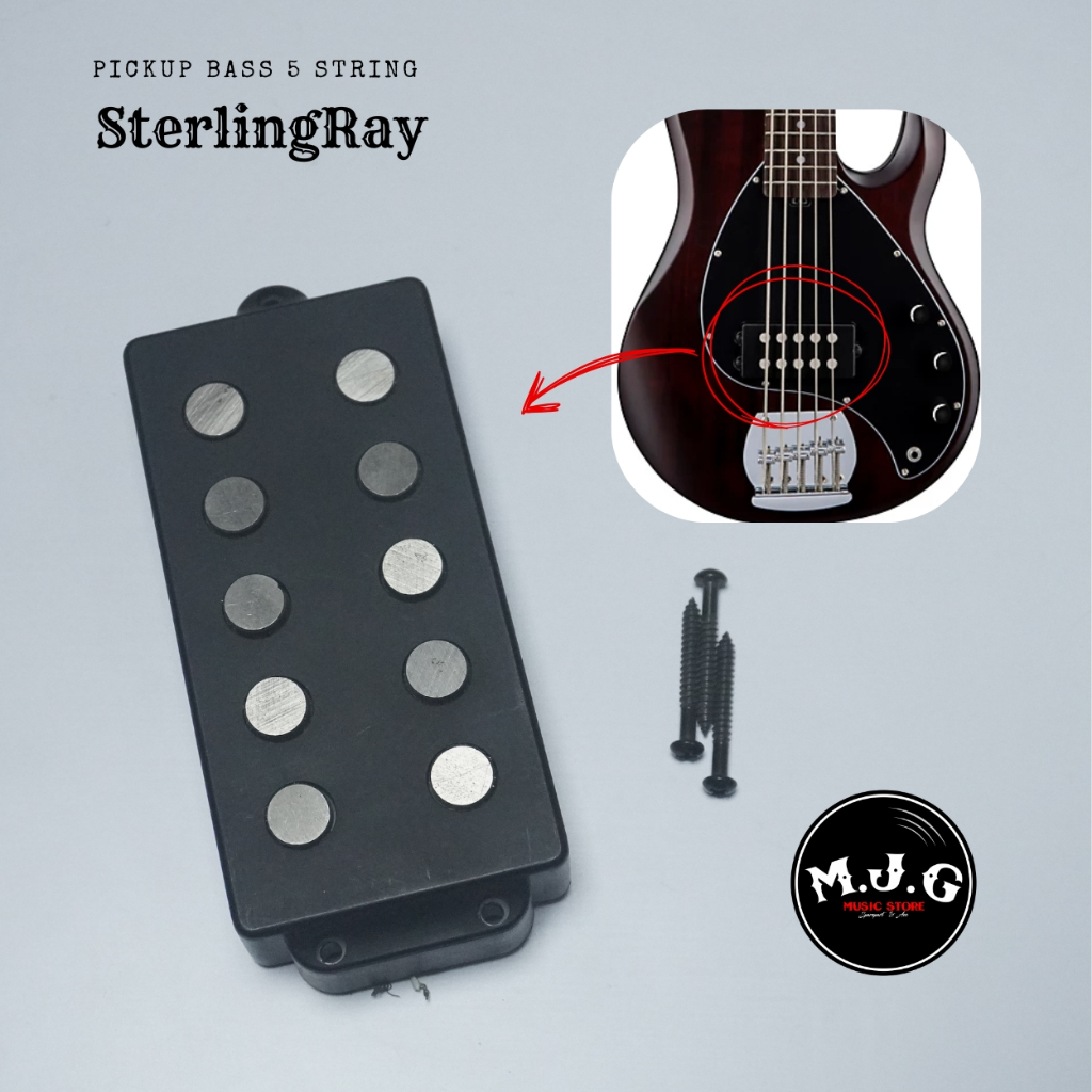 Jual pickup bass elektrik sterling Ray 35 by musicman for 5 string ...