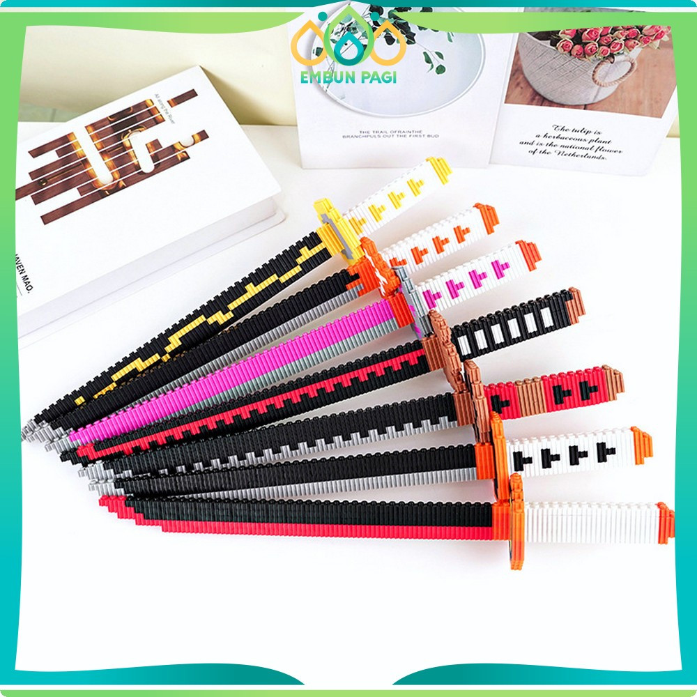 Jual Mainan Edukasi Nano Bricks Toys Pedang Ninja / Mini DIY Bricks ...