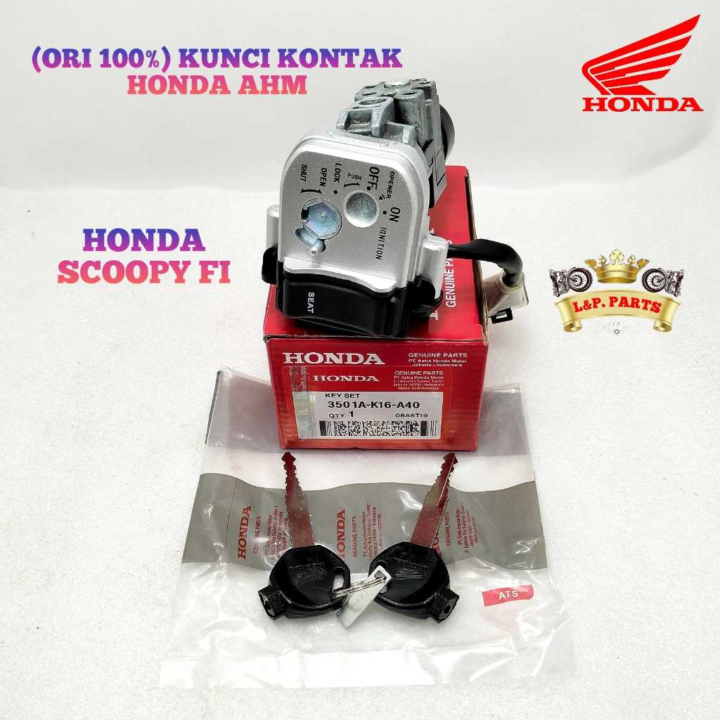 Jual (ORI) KUNCI KONTAK ASSY HONDA AHM SCOOPY FI KUALITAS ORIGINAL ...
