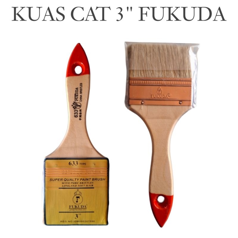 Jual 3 inch Kuas Cat Tembok Fukuda 3" Serbaguna | Shopee Indonesia