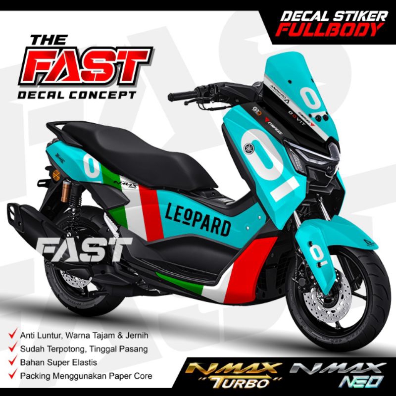 Jual Stiker Decal Yamaha Nmax Turbo-Neo Terbaru 2024 Fullbody keren ...