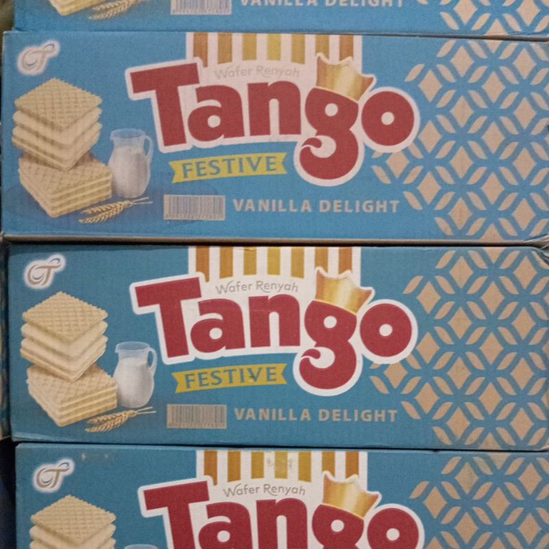 Jual Tango wafer kaleng Vanilla 1dus karton isi 6 | Shopee Indonesia